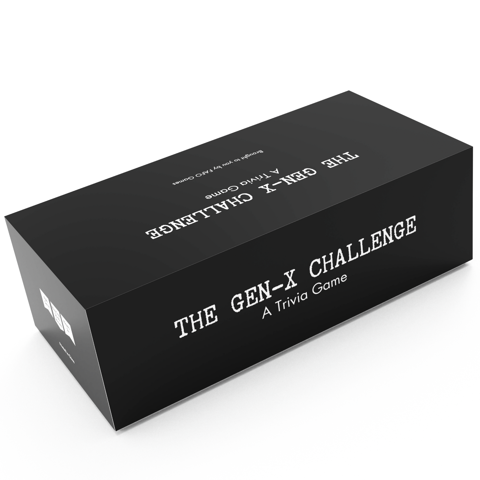 The Gen-X Challenge - A Trivia Game – FAFO Games