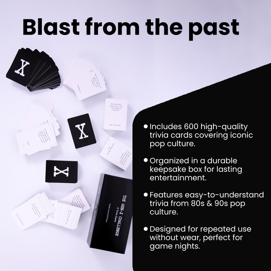 The Gen-X Challenge - A Trivia Game – FAFO Games